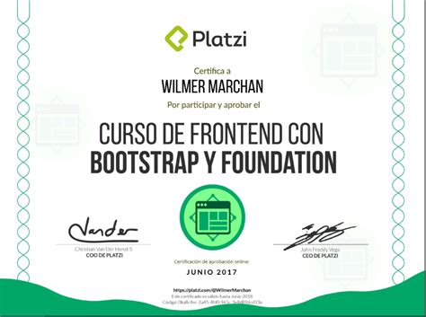 Certifications