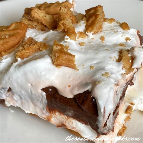 NUTTER BUTTER CHOCOLATE DELIGHT The Southern Lady Cooks