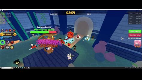 로블록스 소드 파이터 시뮬레이터 하드 던전44층 버스 Youtube