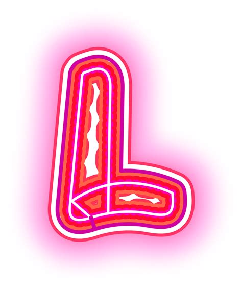 Neon Pink Alphabet Letters 33559564 Png