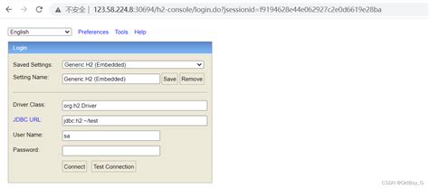 H2 Database Console未授权访问漏洞复现利用h2 漏洞 Csdn博客