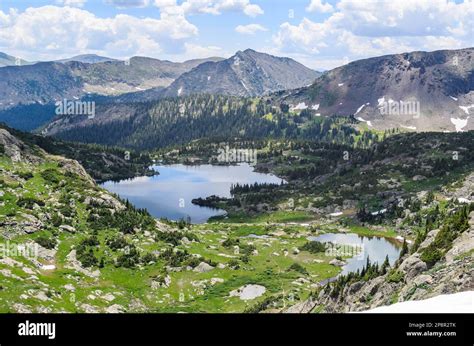 Missouri Lakes From Missouri Pass In The Holy Cross Wilderness Near