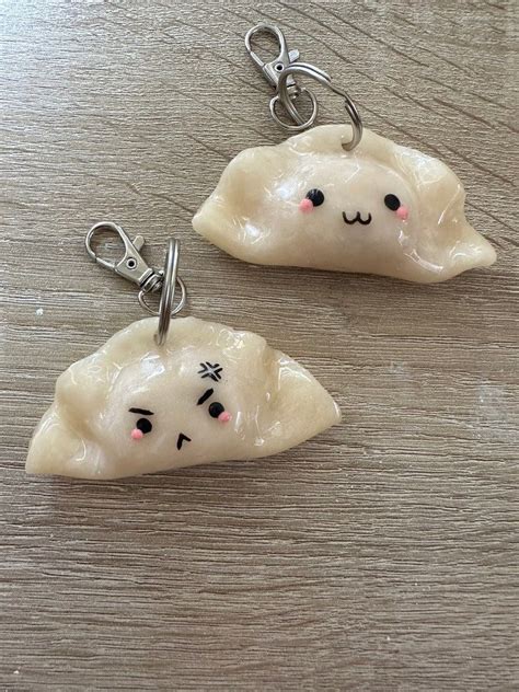 Crochet Keychain Accessories Cute Polymer Clay Clay Keychain Polymer Clay Crafts