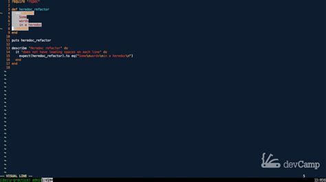 How To Use Indention With Multiline Strings With The Squiggly Heredoc