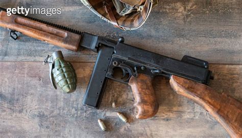 Vintage Submachine Gun Weapons Of The Army And Mafia 1662899725