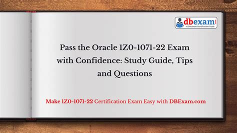 Pass The Oracle Z Exam With Confidence Study Guide Tips And