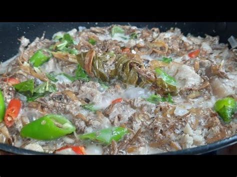 HOW TO COOK GINATAANG PUSO NG SAGING BANANA HEART IN COCONUT MILK