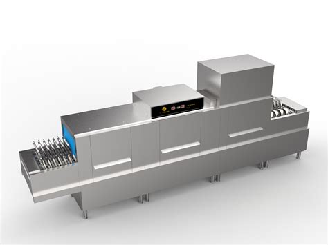 High Efficient Commercial Flight Conveyor Dishwasher Ss E4800