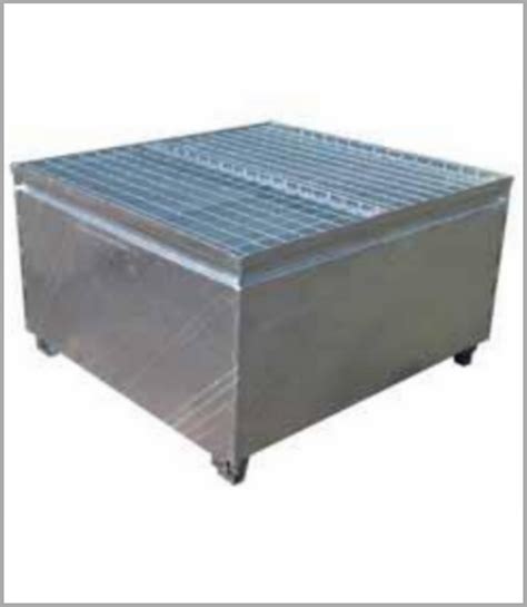 Single Ibc Bund Galvanised Metal Best Bunding