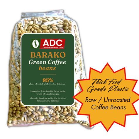1000g Green Coffee Beans Barako Arabica Excelsa Robusta