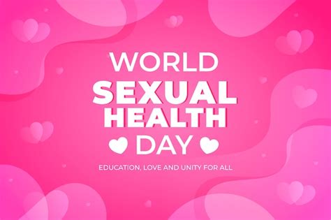 Sensibilização Para O Dia Mundial Da Saúde Sexual Vetor Premium