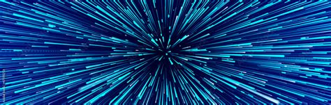 Abstract Data Flow Space Light Rays Explosion Effect Sci Fi Motion Wallpaper 3d Rendering