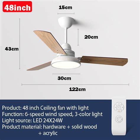 Kasida Ceiling Fan With Light Remote Mute Ceiling Fan 5 Blades Big