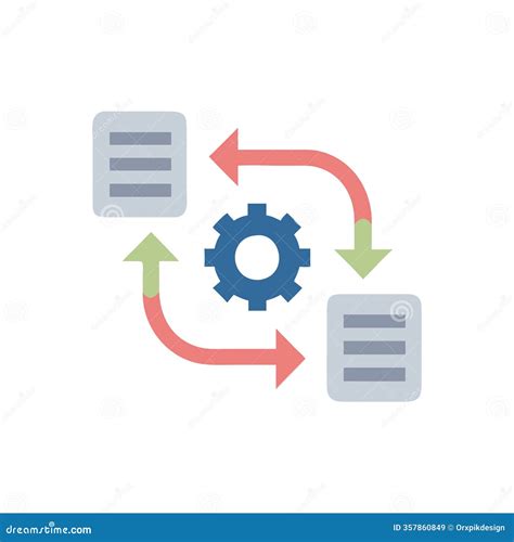 Version Control Linear Icon Modern Outline Version Control Logo Vector