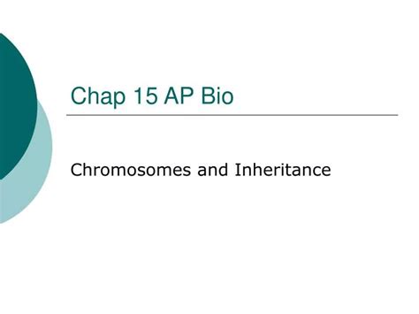 Ppt Chap 15 Ap Bio Powerpoint Presentation Free Download Id3214288