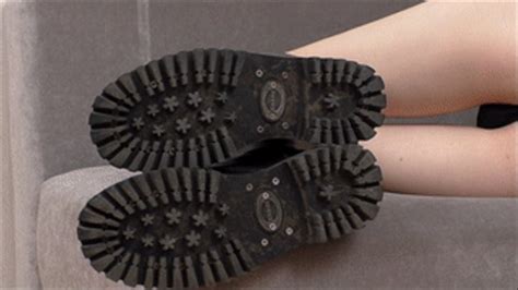 Young Goddess In Dr Martens Boots Wiggles Her Body And Spreads Legs