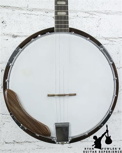 Aquarius Mij 4 String Tenor Banjo W Case Reverb