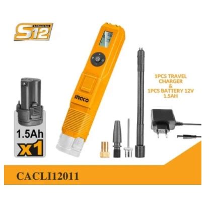 Jual Kompresor Angin Cordless V Pompa Ban Mobil Motor Ingco Cacli Shopee Indonesia