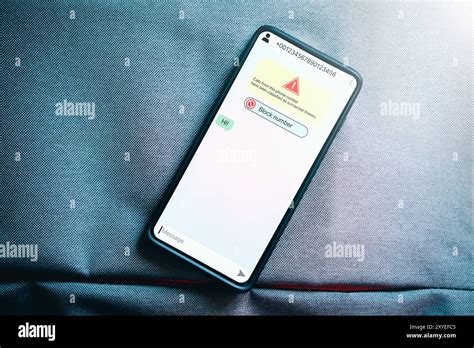 Smartphone Receives Message From Suspected Number Scam Unwanted