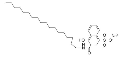 SODIUM 4 HYDROXY 3 OCTADECYLAMINO CARBONYL 1 NAPHTHALENESULFONATE