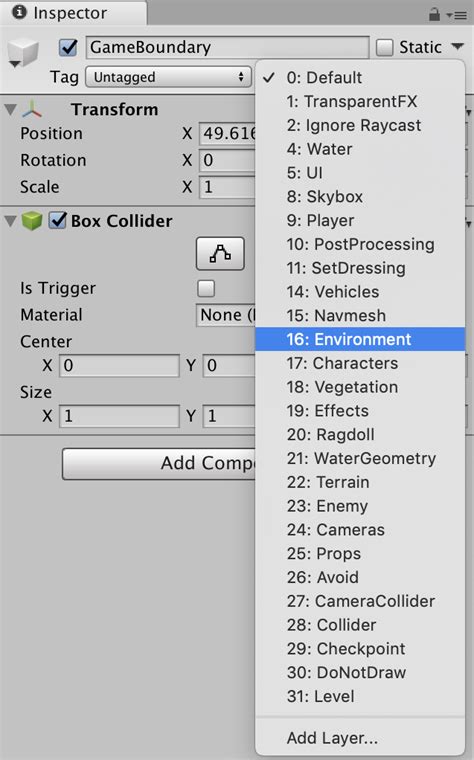 Game Boundaries Unity Learn