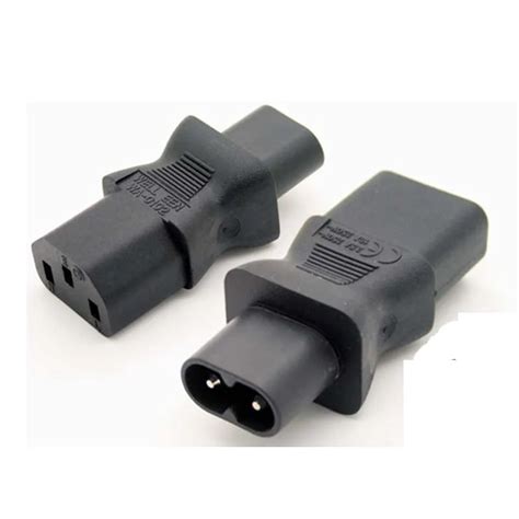 50pcs Lot Power Socket Iec320 C8 To C13 Industrial Socket Plug C13 To