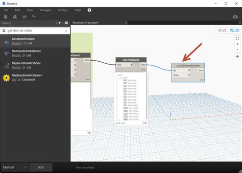 how to create a business card draw using dynamo revit and an excel
