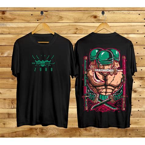 Jual KAOS ONE PIECE RORONOA ZORO KAOS ANIME ONE PIECE ZORO SWORD NEW BAJU ONE PIECE ZORO Baju
