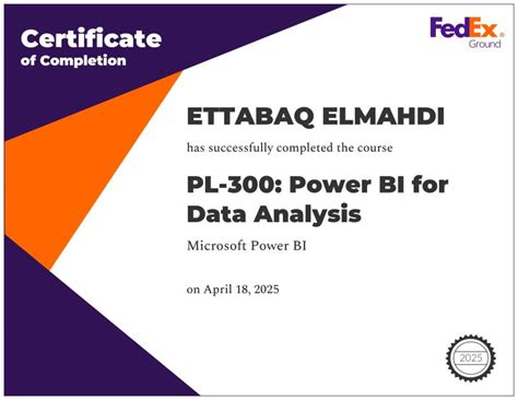Im Excited To Share That Ive Officially Earned The Pl 300 Power Bi For Data Analysis