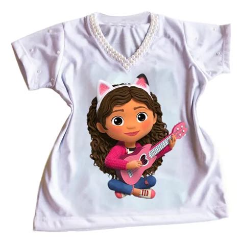 Camiseta Casa Mágica Da Gabby Camisa Gabby s Dollhouse