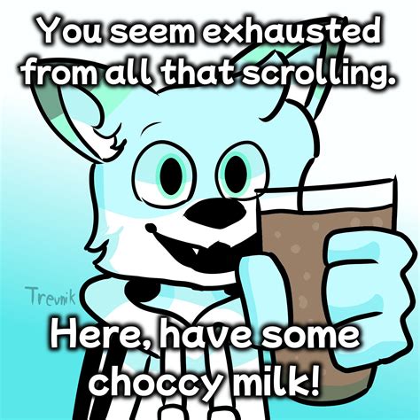 Choccy Milk Art By Me On Twitter Trevnik3 Rfurry
