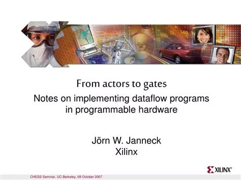 Ppt From Actors To Gates Notes On Implementing Dataflow Programs In Programmable Hardware