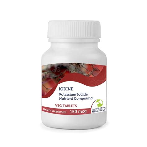 Iodine Potassium 150mcg Tablets Healthy Mood