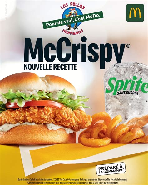 Mcdonalds Venez Découvrir La Gourmandise De La Nouvelle Recette Mccrispy® Avec Son Poulet