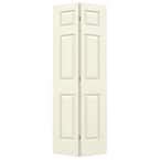 JELD WEN In X In Colonist Vanilla Painted Textured Molded Composite Hollow Core Closet