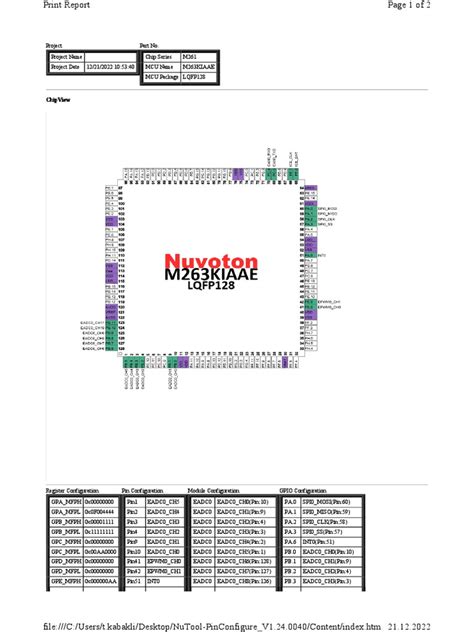 Controller Pinout Pdf Microcontroller Electronic Engineering
