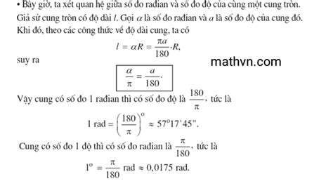 Chuyển Đổi Từ Radian Sang Độ Hướng Dẫn Chi Tiết và Bài Tập Thực Hành