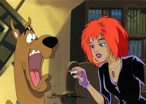 Scooby Doo And The Witchs Ghost Original Production Cel And Drawing S