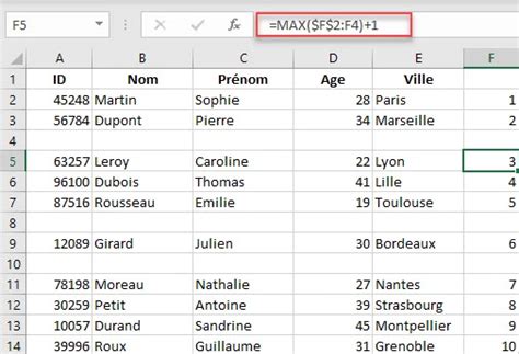 5 Méthodes Pour Numéroter Automatiquement Les Lignes Dans Excel