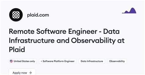 😀 Plaid Is Hiring A Remote Software Engineer Data Infrastructure And Observability R