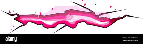 Earth Ground Crack Cartoon Vector Illustration Stock Vector Image And Art