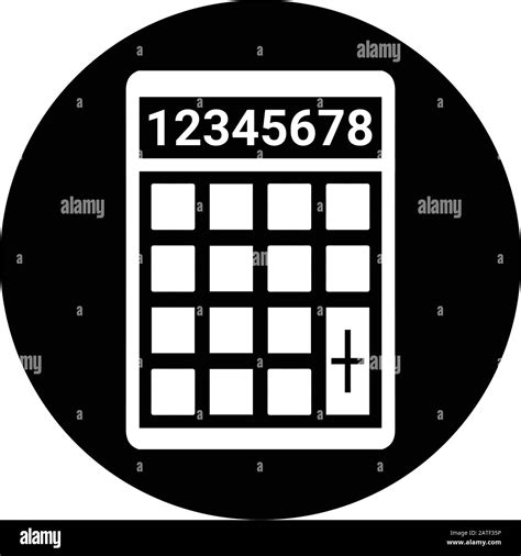 Fully Editable Calculator Vector Icon Digital Calculate Machine For