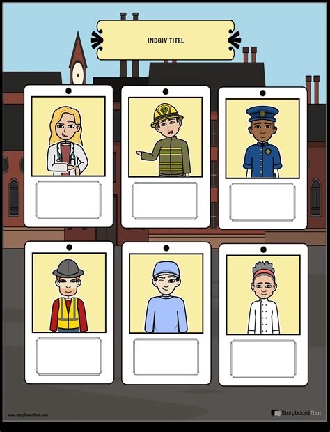 Karakter Spil Kort Storyboard Por Da Examples