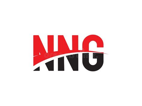 Nng Letter Initial Logo Design Vector Illustration Stock Vector