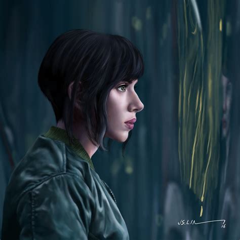 Artstation Scarlett Johansson In Ghost In The Shell 2017