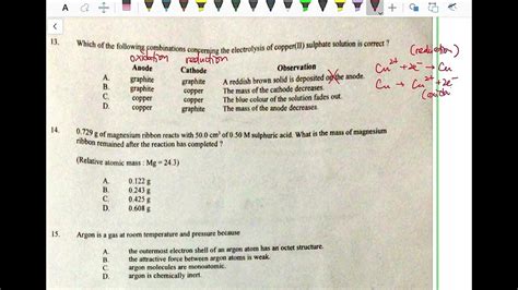 Dse Chemistry 2023 Mc Q13 Youtube