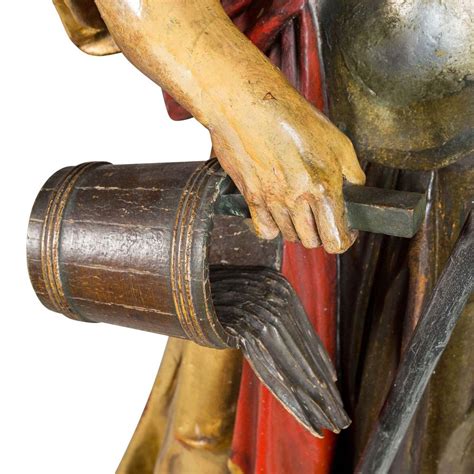 Baroque Artist Sculpture Of Saint Florian Patron Of Firefighters