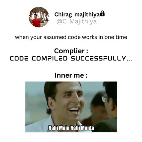 Chirag M On Linkedin Sotwareengineers Code Developers Friday Weekend