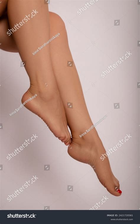 Crossed Female Legs Smooth Skin Legs Stock Photo 2421720561 Shutterstock