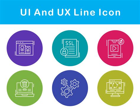 UI And UX Vector Icon Set 20652394 Vector Art At Vecteezy